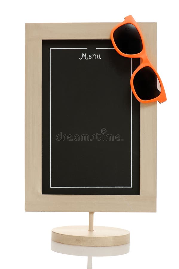Summer menu chalkboard stock photo. Image of chalkboard - 42751190