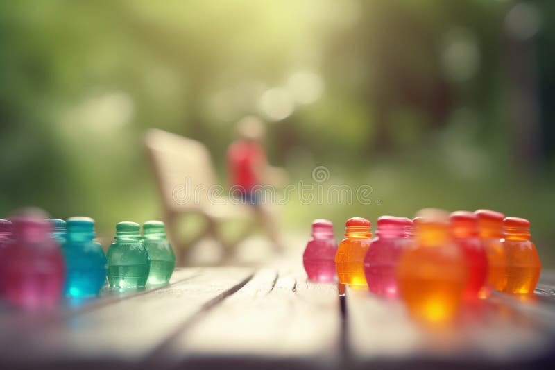 Summer Mood - Conceptual Illustration. Generative AI Stock Illustration ...