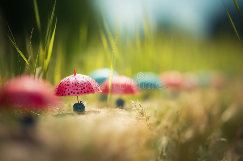 Summer Mood - Conceptual Illustration. Generative AI Stock Illustration ...