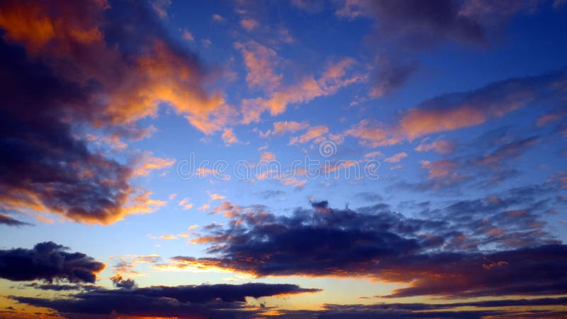 Bright Sunset Summer Mood Setting Sun Sunset Clouds in the Sky Stock ...