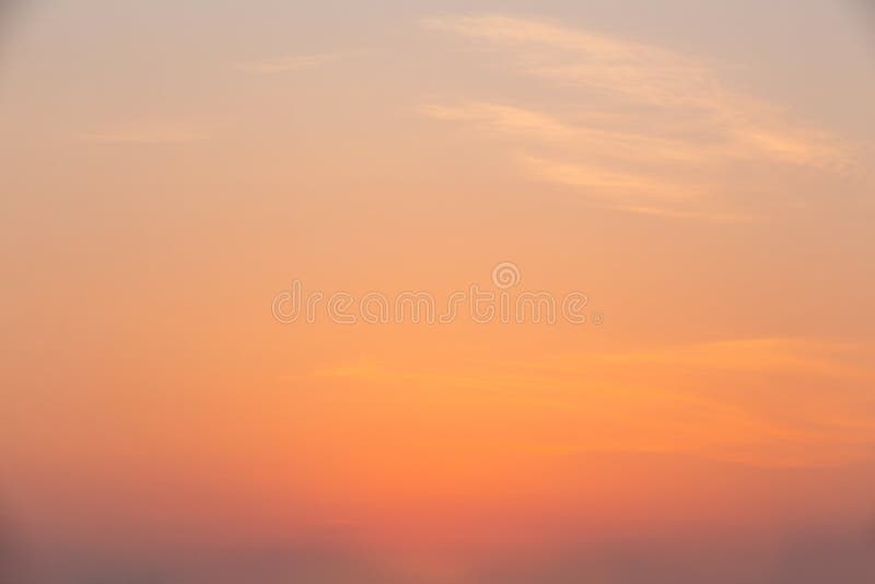 Summer Morning, Dawn Over a Field with Grass, Sky without Clouds Stock ...