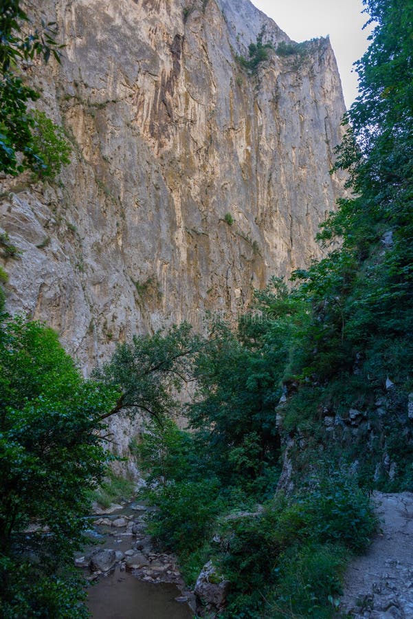 Summer Morning at Turda Gorge in Romania Stock Photo - Image of ...