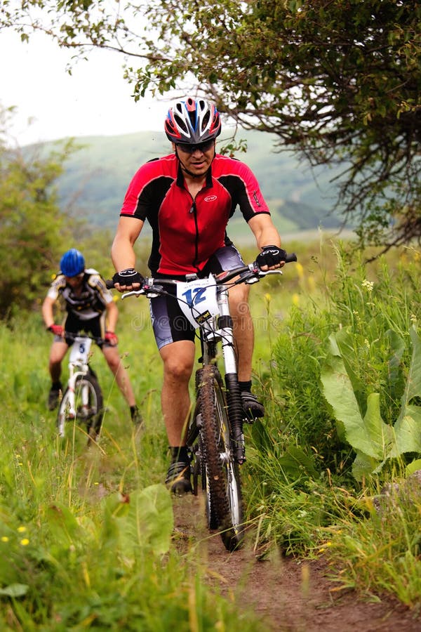 Summer Mountain Bike Competition Editorial Photo - Image of bicycle ...