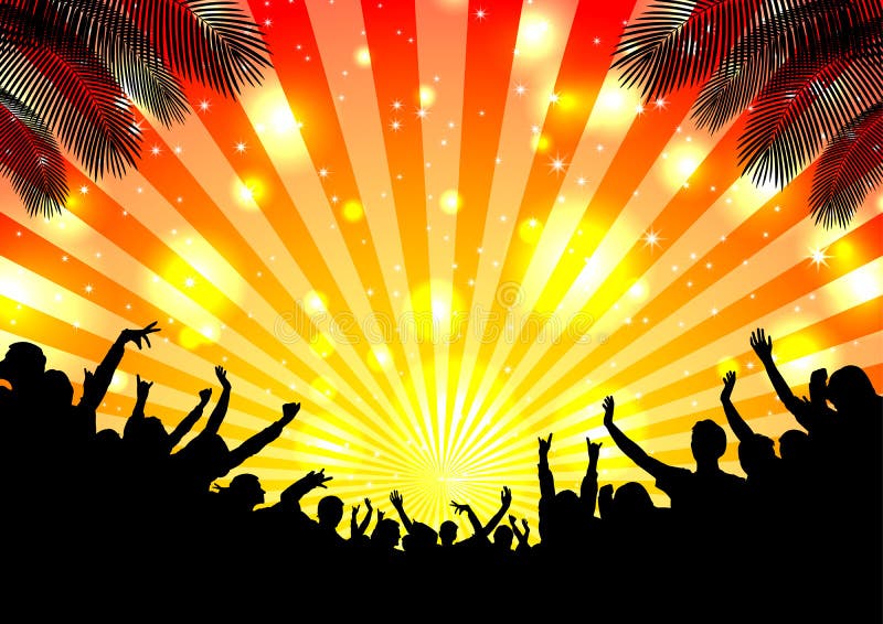 Summer music stock vector. Illustration of border, decorative - 10448752