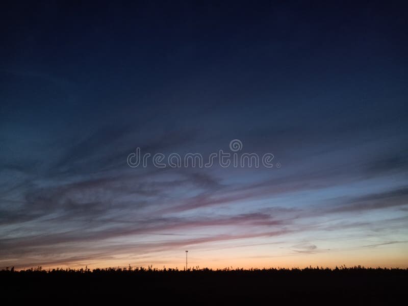 Summer Night Sky Over Field Stock Image - Image of summer, night: 150368127