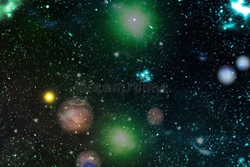 Abstract Colorful Universe, Nebula Night Starry Sky, Multicolor Outer ...