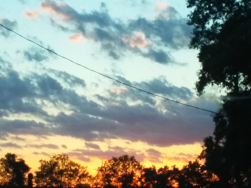 Summer nights stock image. Image of july, summer, setting - 124851129