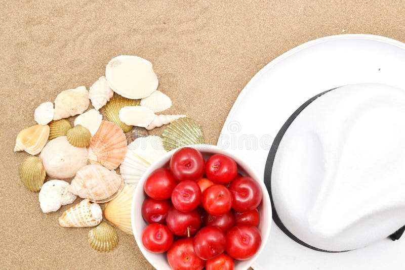 Summer objects stock photo. Image of brown, summer, basket - 42613148