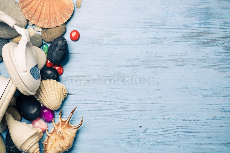 Summer Objects for Vacation Stock Photo - Image of enjoy, summer: 77929642