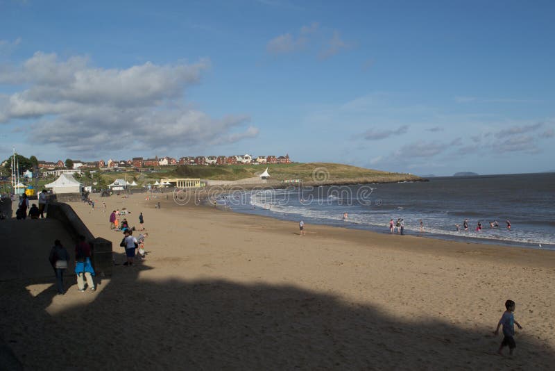 Beach and Coastal Cities in Wales. Editorial Stock Photo - Image of ...