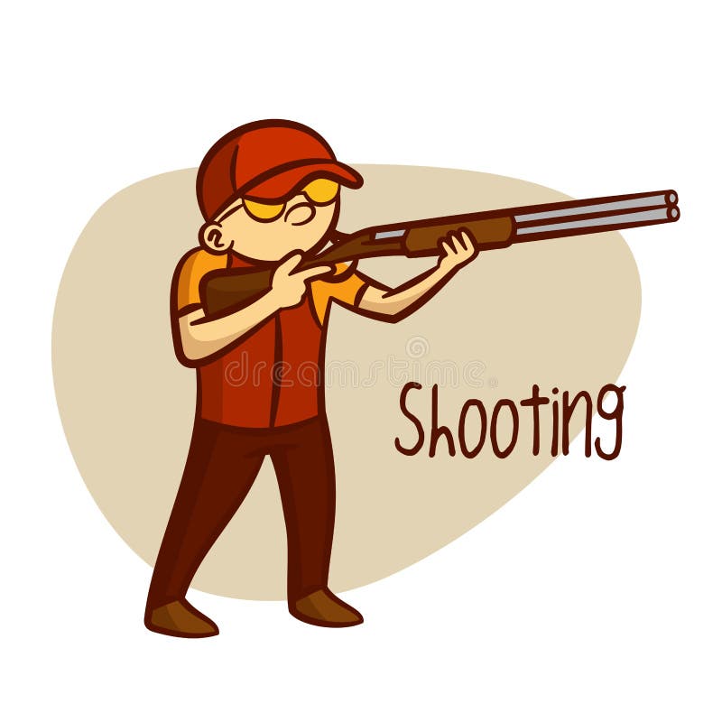 Summer Olympic Sports. Shooting Stock Vector - Illustration of games ...