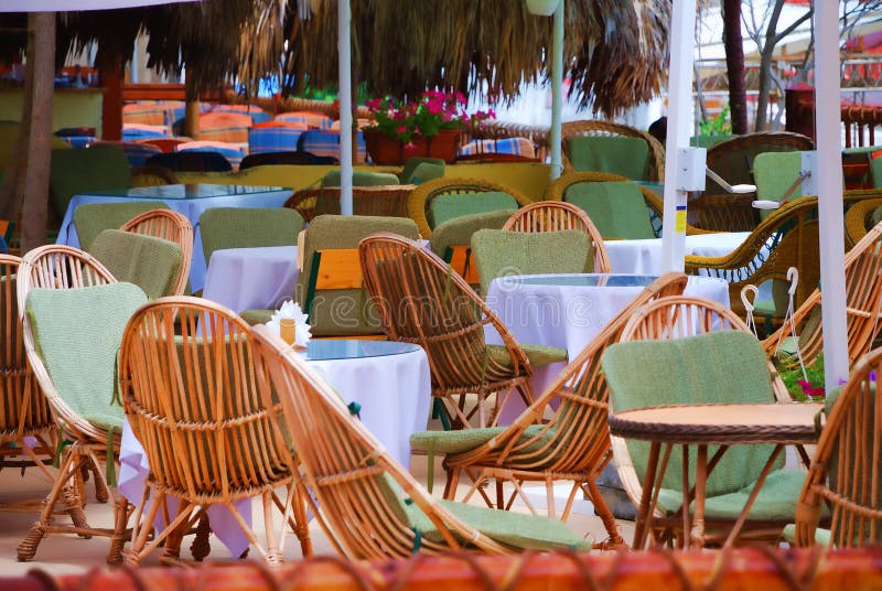 Summer open air cafe stock photo. Image of diner, city - 17399580