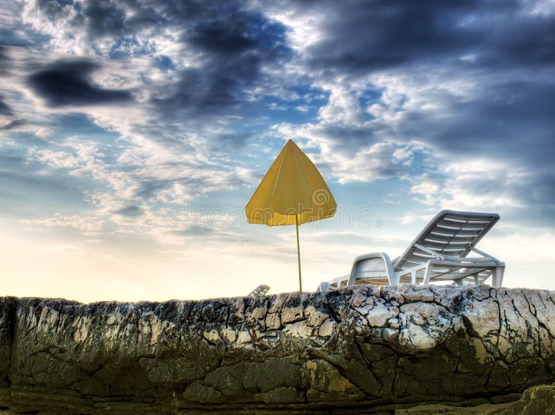 Summer is over stock photo. Image of ocean, scenery, clouds - 10918072