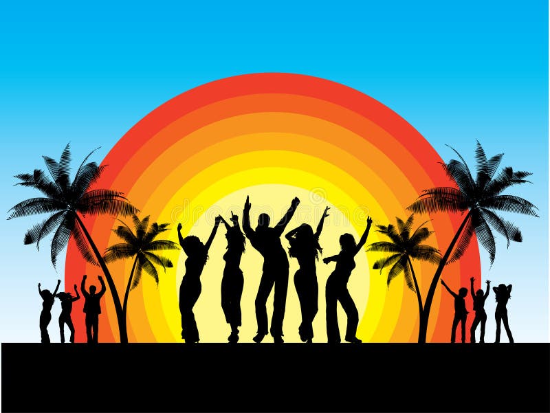 Grunge party time stock vector. Illustration of abstract - 2772077