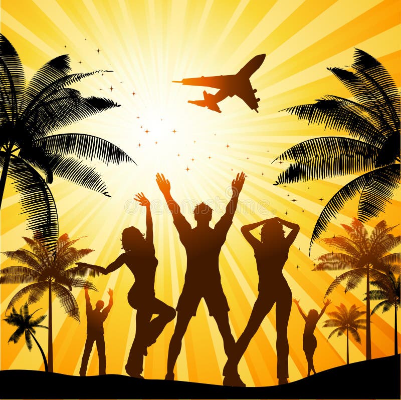 Grunge party time stock vector. Illustration of abstract - 2772077