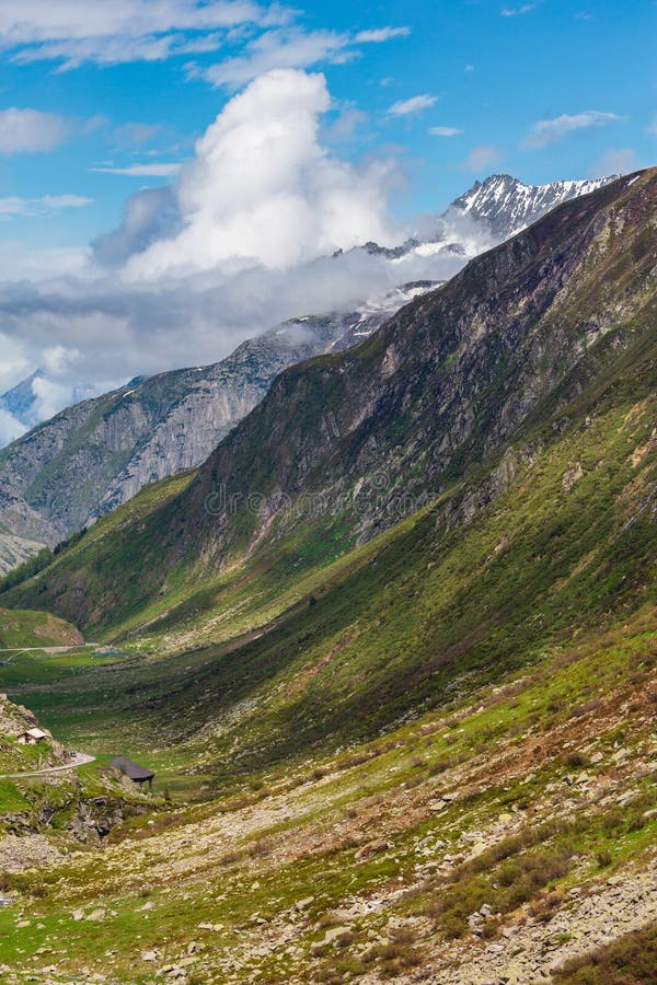 Summer Pass Del San Gottardo, Switzerland Stock Photo - Image of grass ... Summer Pass Del San Gottardo, Switzerland Stock Photo - Image of grass ...