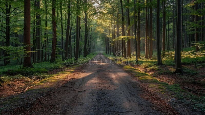 Hidden Forest Path Summer Stock Illustrations – 645 Hidden Forest Path ...