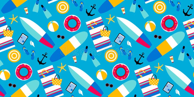 Summer Background with Coral Beach and Tropical Jungle Leaves Frame ...