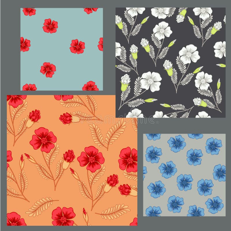 Summer pattern stock vector. Illustration of vector, leaf - 31034318