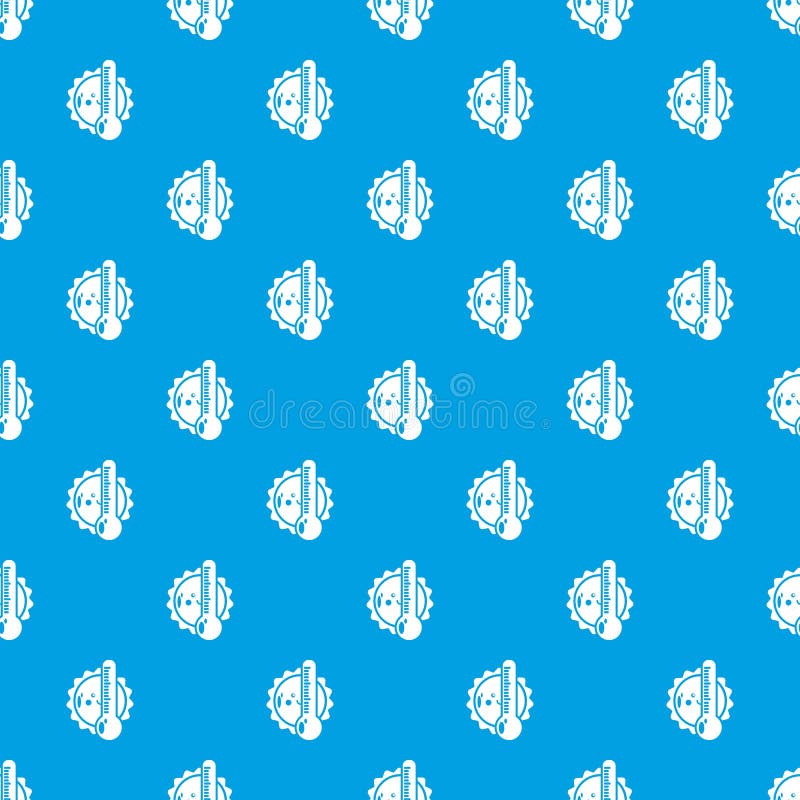 Summer Pattern Vector Seamless Blue Stock Vector - Illustration of ...