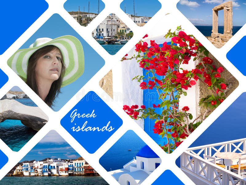 320 Collage Greece Greek Summer Photos Stock Photos - Free & Royalty ...