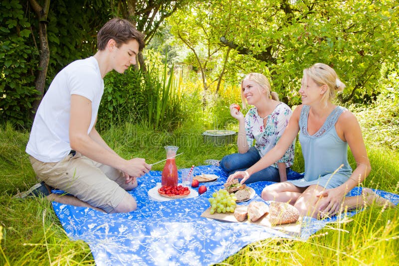 Summer picnic setting stock photo. Image of apple, activity - 32362784