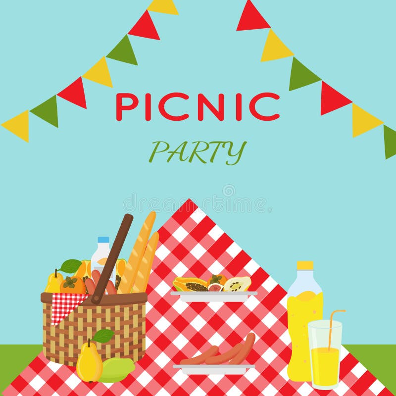 Picnic Poster Stock Illustrations – 7,013 Picnic Poster Stock ...