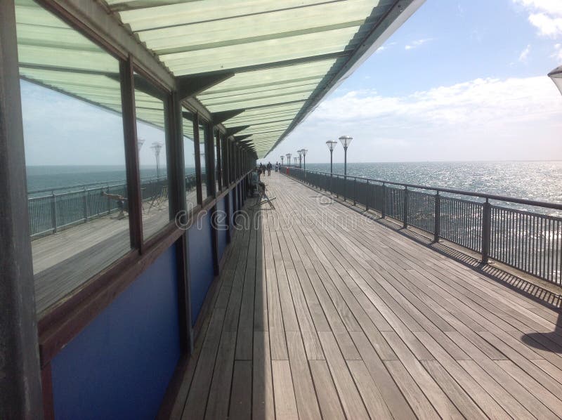 Summer pier stock photo. Image of seaside, walk, summer - 71135256