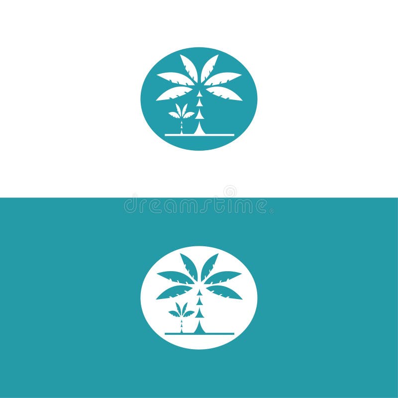 Plam Tree Logo Stock Illustrations – 89 Plam Tree Logo Stock ...