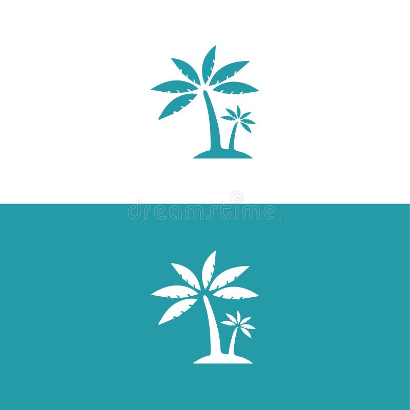 Plam Tree Logo Stock Illustrations – 89 Plam Tree Logo Stock ...