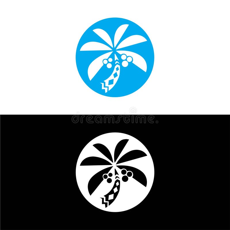 Plam Tree Logo Stock Illustrations – 89 Plam Tree Logo Stock ...