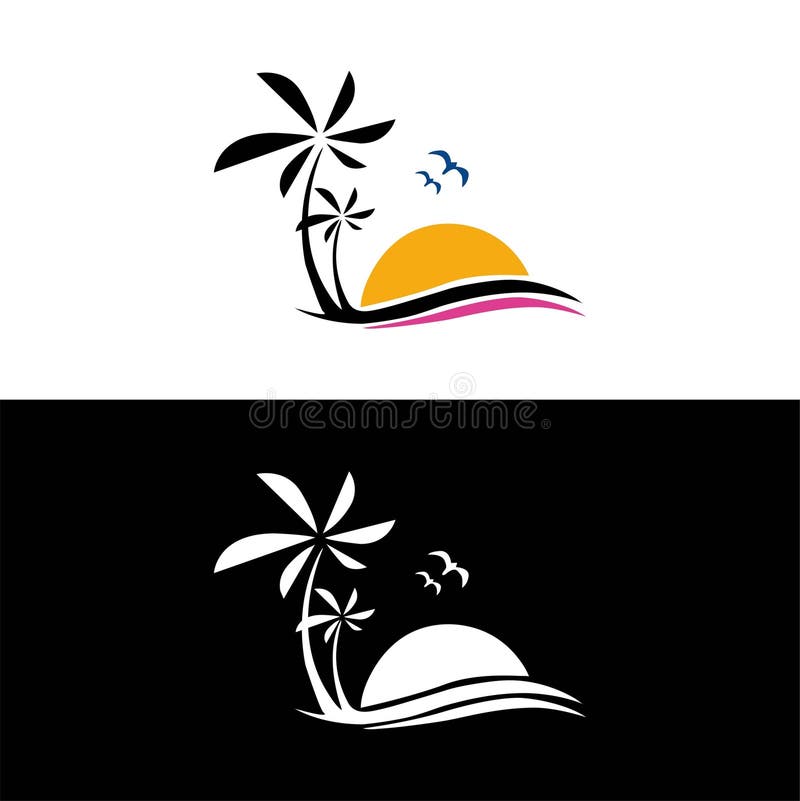 Plam Tree Logo Stock Illustrations – 89 Plam Tree Logo Stock ...