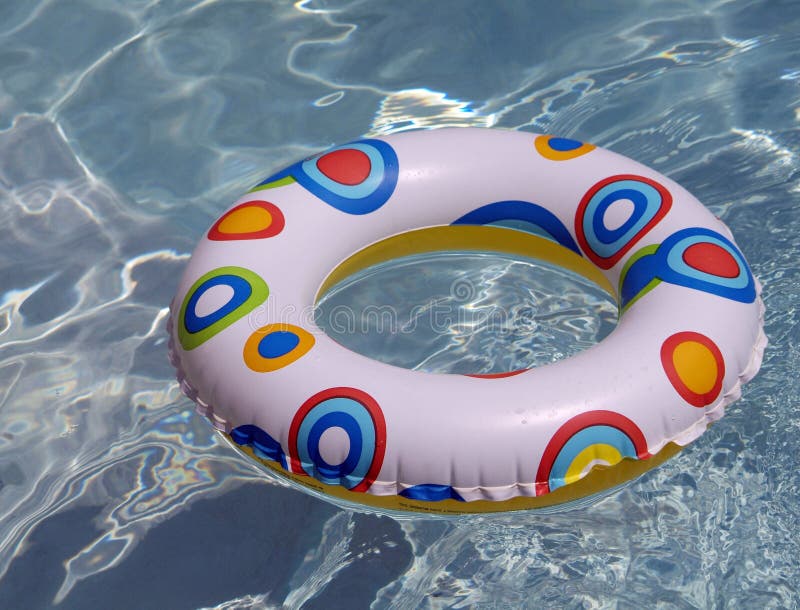 Inflatable Swimming Pool Inner Tube Stock Photo - Image of ring, water ...