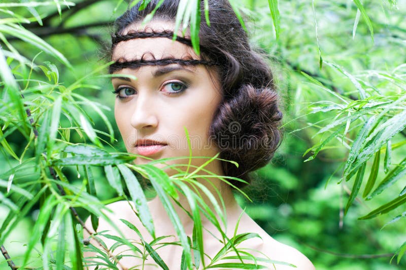 Summer portrait stock photo. Image of model, female, femininity - 15963148