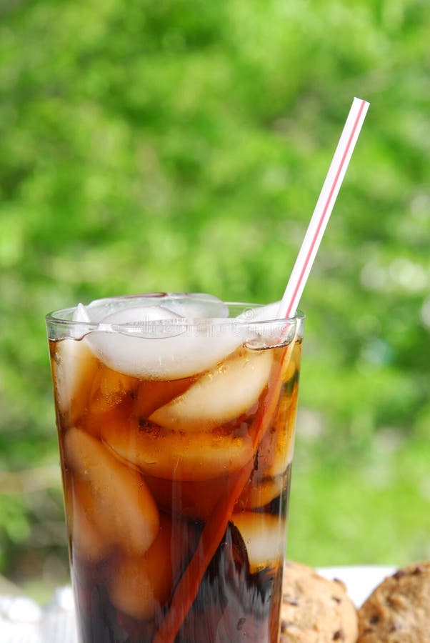 Summer Refreshments Served Outdoors Stock Photo - Image of alcoholic ...