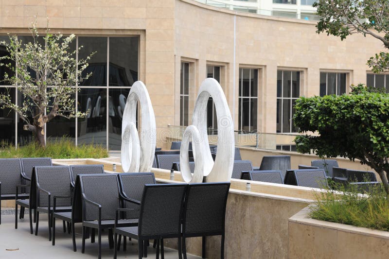 Resort Restaurant with Tables Stock Photo - Image of summer, modern ...