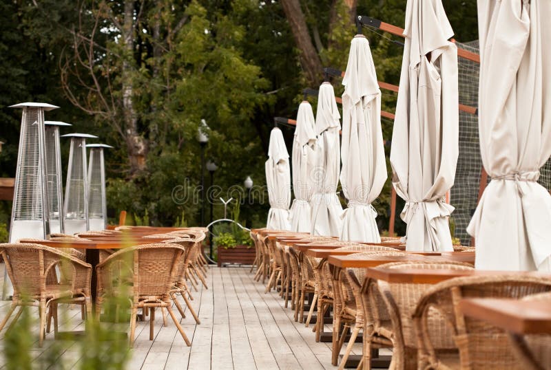 Summer restaurant terrace stock image. Image of cafe - 26390963