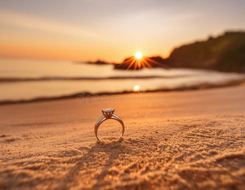 Summer Ring: a Season of Love and Promise Stock Photo - Image of ...