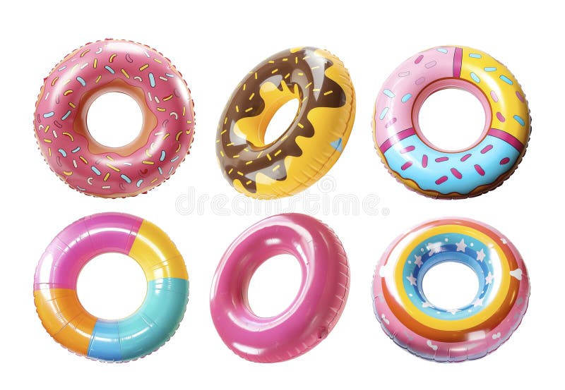 Summer ring stock image. Illustration of cartoon, flat - 320206935