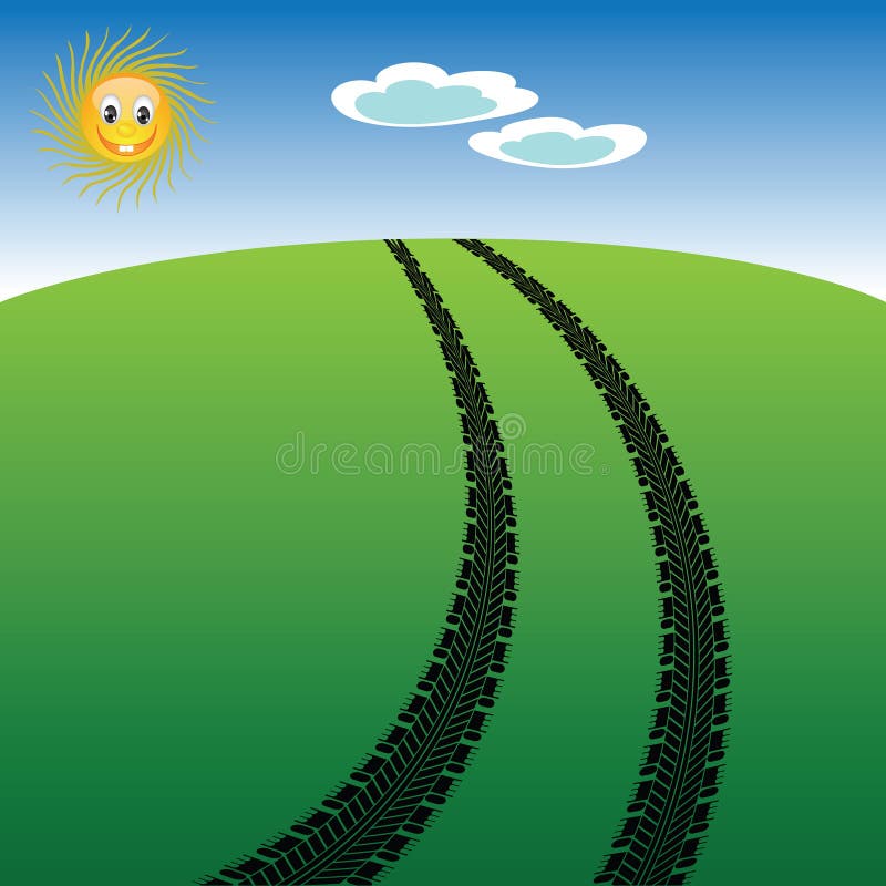 Summer road stock vector. Illustration of journey, speed - 39340735