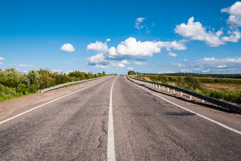 Summer road stock image. Image of asphalt, road, field - 57938647