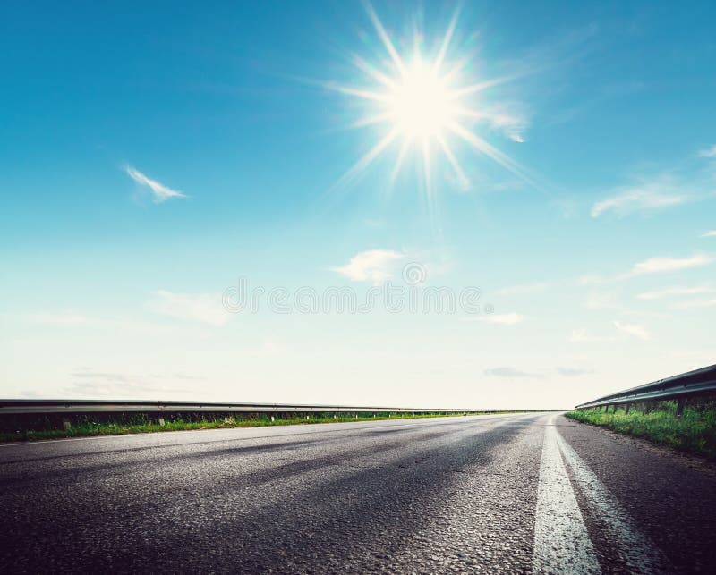 Summer road background stock image. Image of direction - 166123189