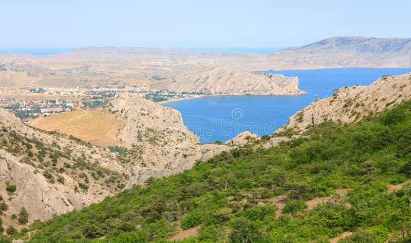 Summer Rocky Coastline (Crimea, Ukraine) Stock Photo - Image of ripple ...