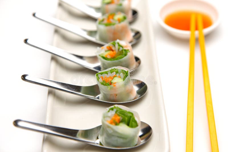Summer roll stock photo. Image of restaurant, shot, southeast - 44511474