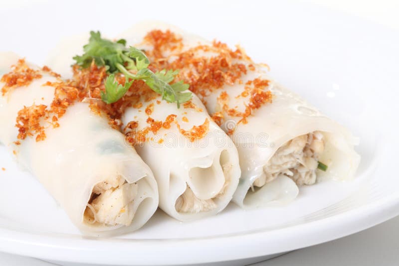 Summer Roll ,Fresh Spring Roll Stock Photo - Image of cooking, gourmet ...