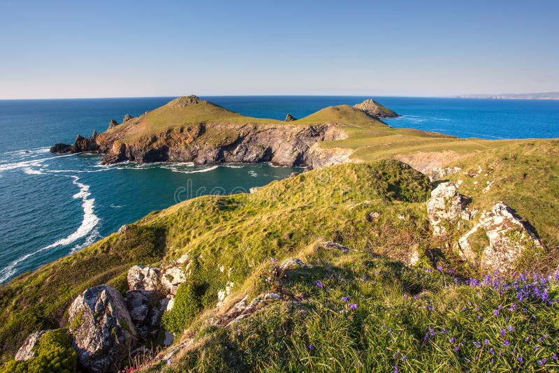 The Rumps Cornwall Uk stock photo. Image of scenic, pentire - 170117344