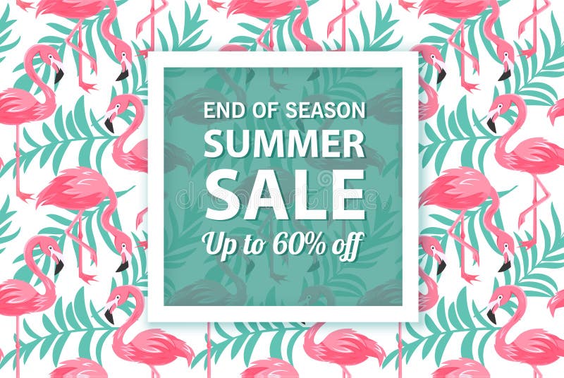 Summer Sale Banner Template, Summer Sale Bright Background for Your ...