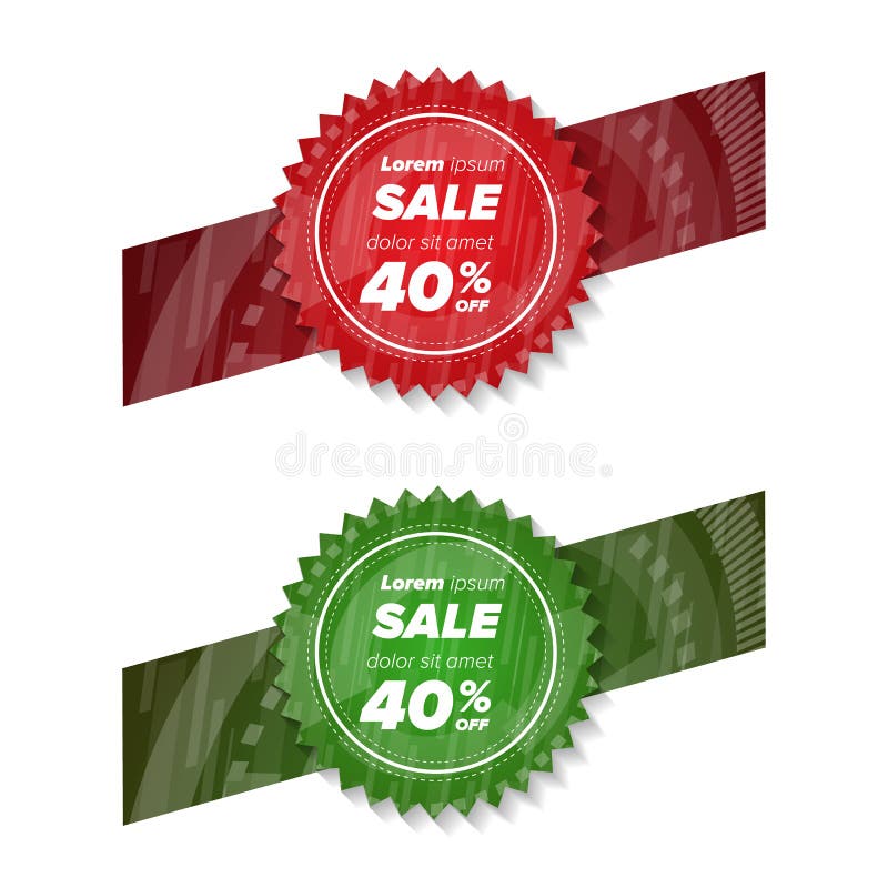 Summer Sale Circle Stickers Stock Vector - Illustration of yellow ...