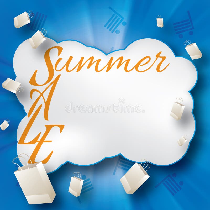 Summer Sale Sign Daisies Flowers and Bumble Bees Stock Illustration ...