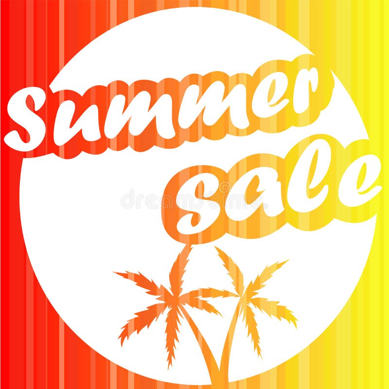 Summer Sale Design Banner. Vector Background Stock Vector ...
